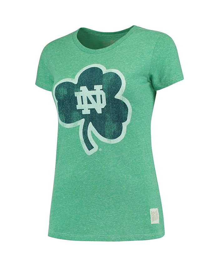 Original Retro Brand Women's Heathered Kelly Green Notre Dame Fighting ...