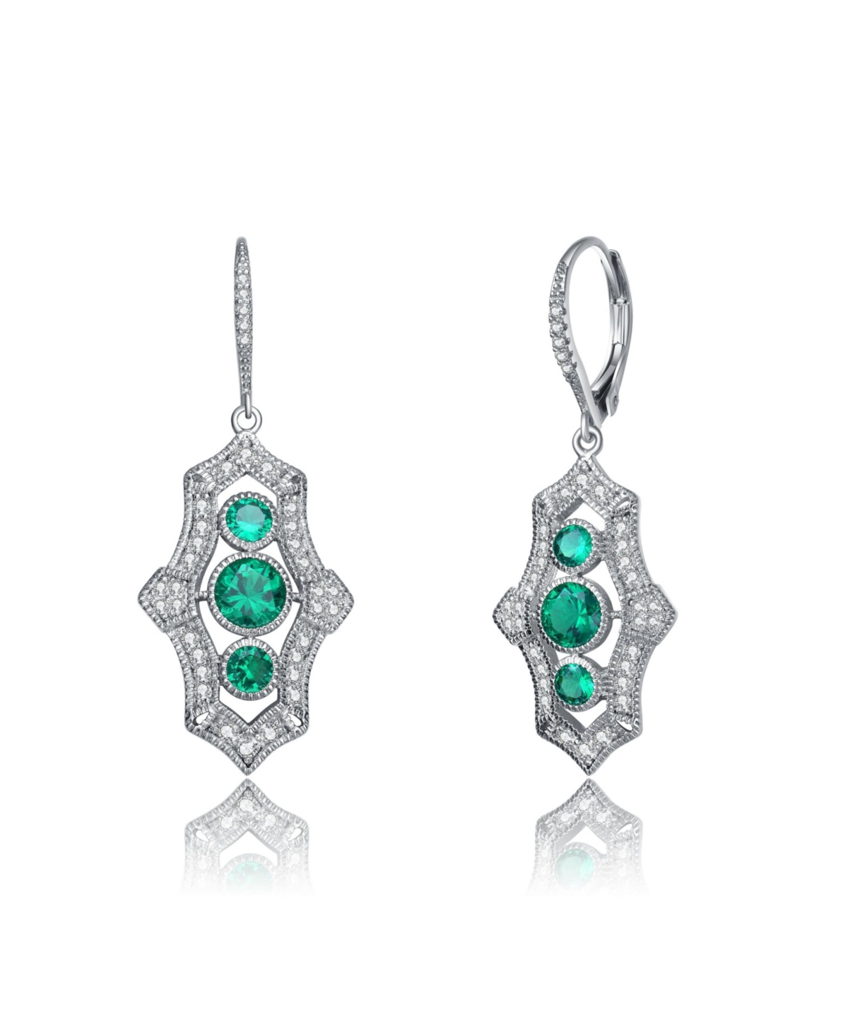 Click here for Sterling Silver Colored and Clear Round Cubic Zirc... prices