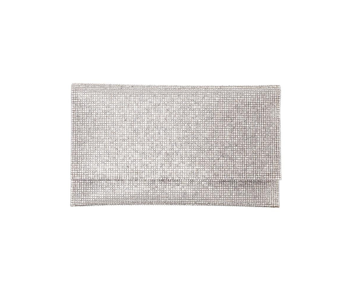 Click here for Womens Allover Crystal Cutch - Silver prices