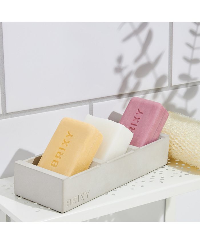 BRIXY Citrus Starter Set - Shampoo Bar, Conditioner Bar, and Body Wash ...