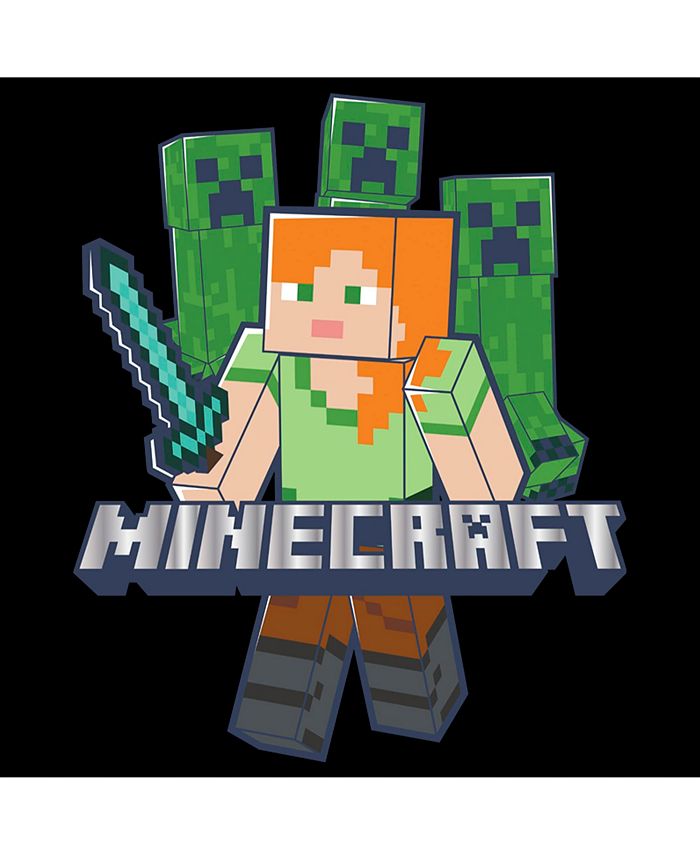 Microsoft Boy's Minecraft Alex and Creepers Child T-Shirt & Reviews ...