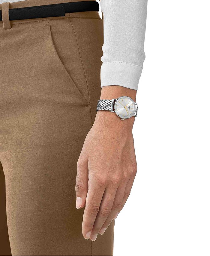 Tissot Women's Swiss Everytime Stainless Steel Bracelet Watch 34mm - Macy's