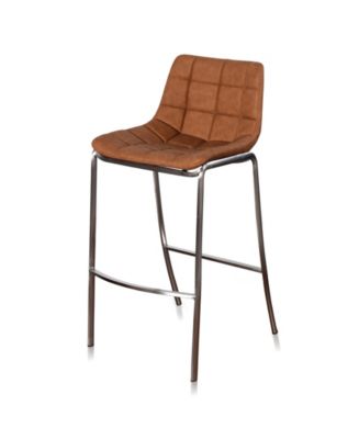 StyleCraft 41" Gemma Wooden Bar Stool - Macy's
