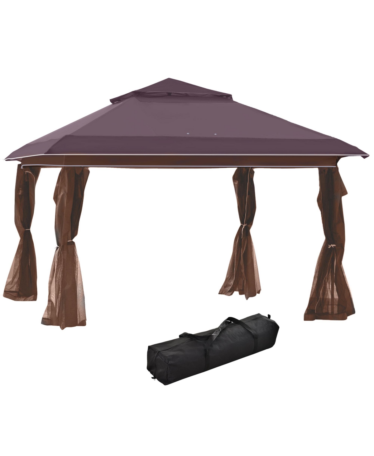 Click here for Outsunny 12 x 12 Outdoor Pop-Up Tent Canopy W/ Mes... prices