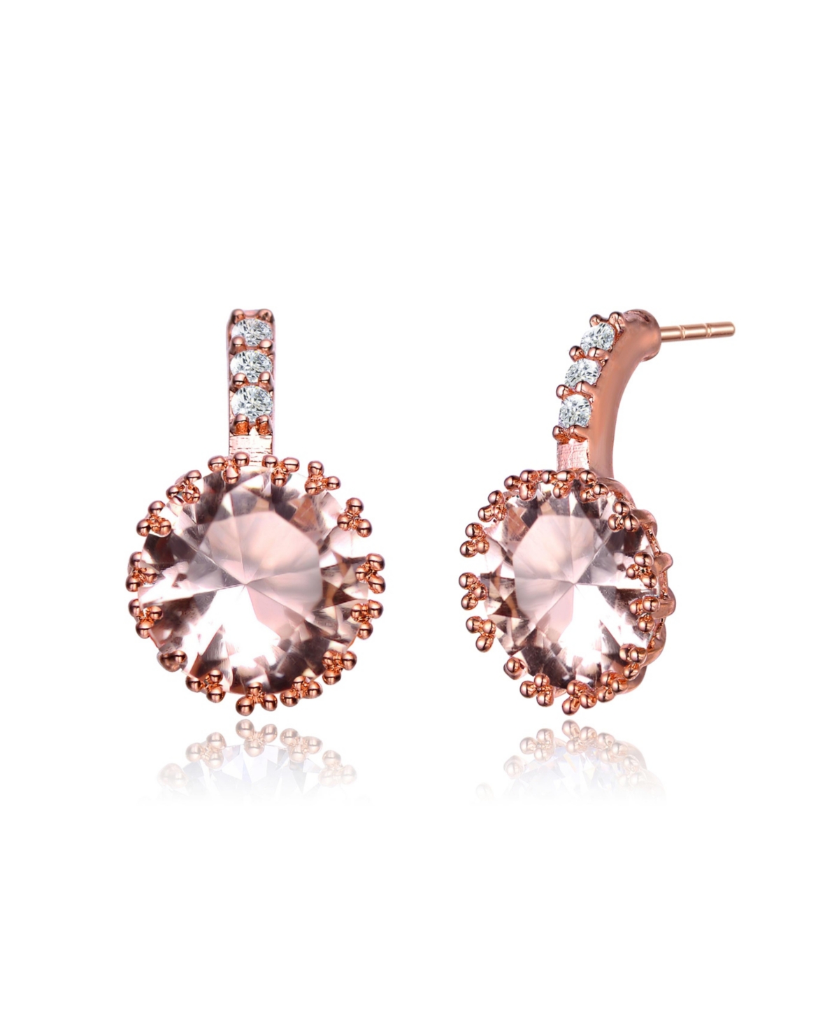Click here for Sterling Silver Cubic Zirconia Solitaire Triple Pr... prices