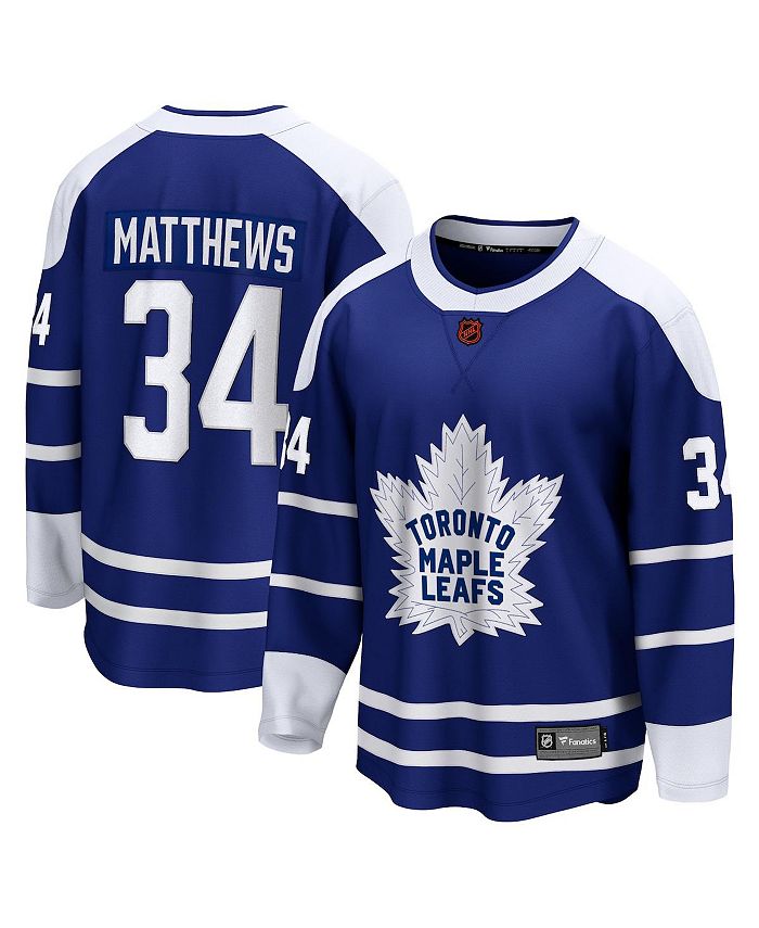 Fanatics Men's Auston Matthews Royal Toronto Maple Leafs Special ...