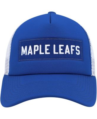adidas Men's Blue, White Toronto Maple Leafs Team Plate Trucker ...