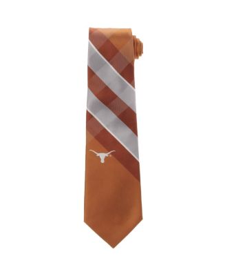 Men's Texas Longhorns Woven Poly Grid Tie - Macy's