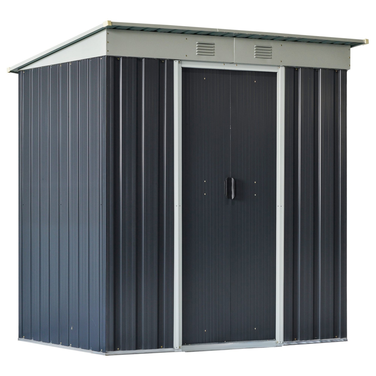 Click here for Outsunny 5.7 x 3.6 Metal Storage Shed  2 Air Vents... prices
