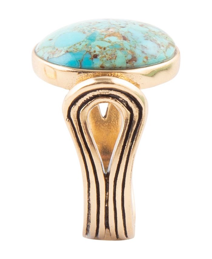 Barse Phoenix Genuine Blue Turquoise Oval Ring - Macy's