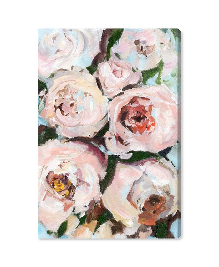Oliver Gal Abstract Peonies Giclee Art Print on Gallery Wrap Canvas ...