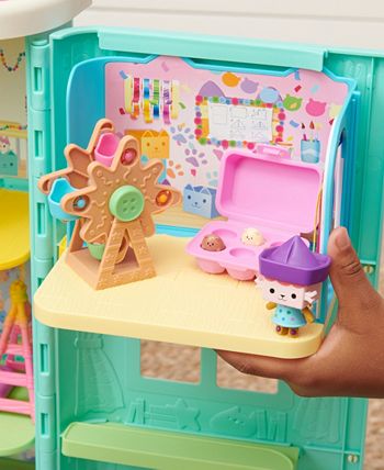 Gabby's Dollhouse Baby Box Cat Craft-A-Riffic Room with Figure ...