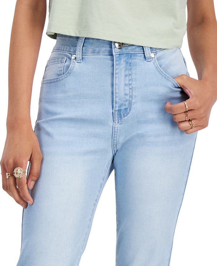 Gogo Jeans Juniors' High-Waisted Soft-Stretch Skinny Jeans - Macy's