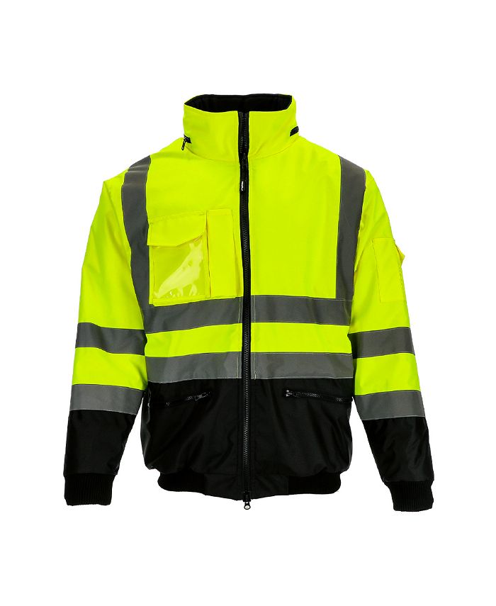 RefrigiWear Big & Tall HiVis Waterproof Insulated Bomber Jacket - Macy's