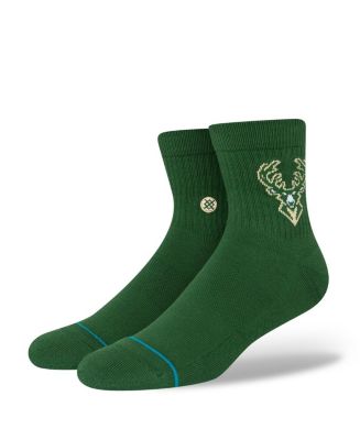 Stance Men's Milwaukee Bucks Logo Quarter Socks - Macy's