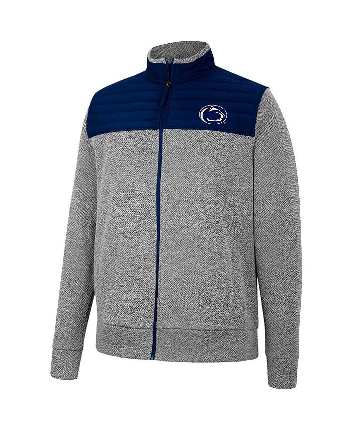 Colosseum Men's Gray, Navy Penn State Nittany Lions Putter Herringbone ...
