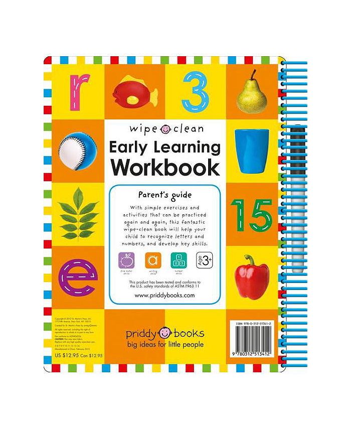 Barnes & Noble Wipe Clean- Early Learning Workbook by Roger Priddy - Macy's
