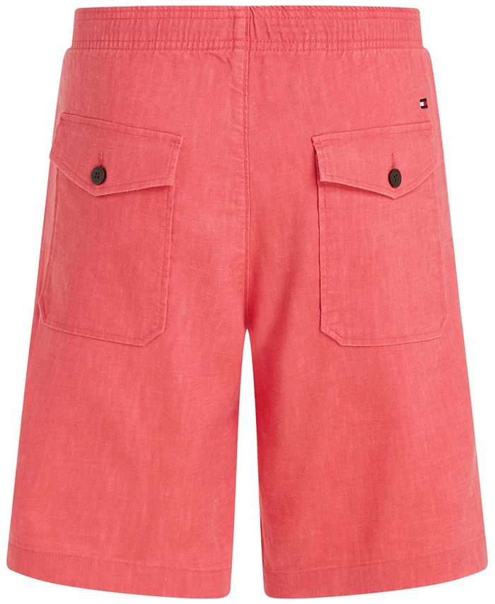 Tommy Hilfiger Men's TH Flex Relaxed Fit Tech Linen Blend Short - Macy's