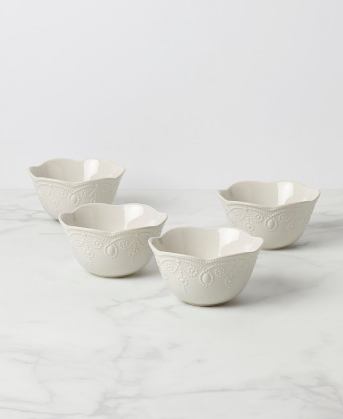 Lenox French Perle Fruit Bowls, Set Of 4 - Macy's