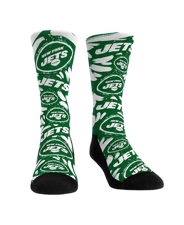 Rock 'Em Men's and Women's Socks New York Jets Allover Logo and Paint ...