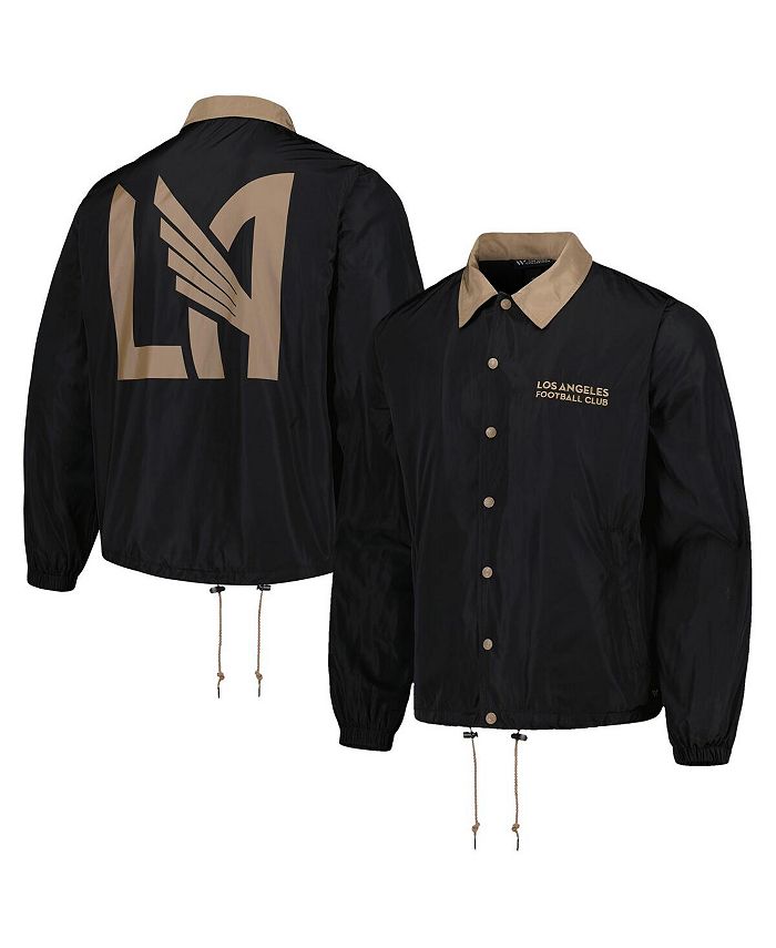 The Wild Collective Men's Black LAFC Coaches Full-Snap Jacket - Macy's