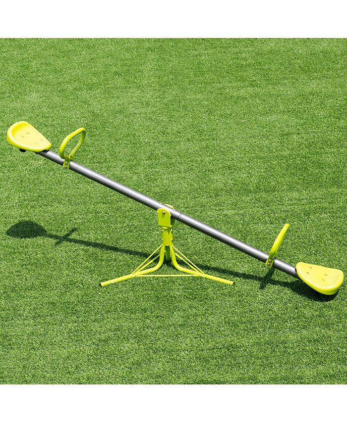 Costway Kids 360 Degree Rotation Seesaw Teeter Totter Outdoor Play Set ...