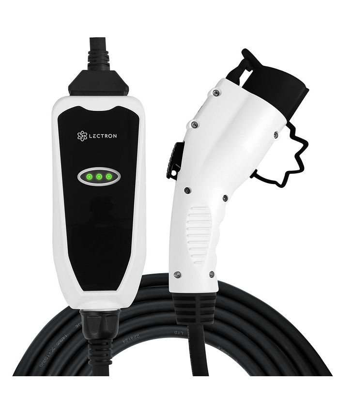 Lectron Level 1 / Level 2 Portable J1772 EV Charger (12 Amp / 32 Amp ...
