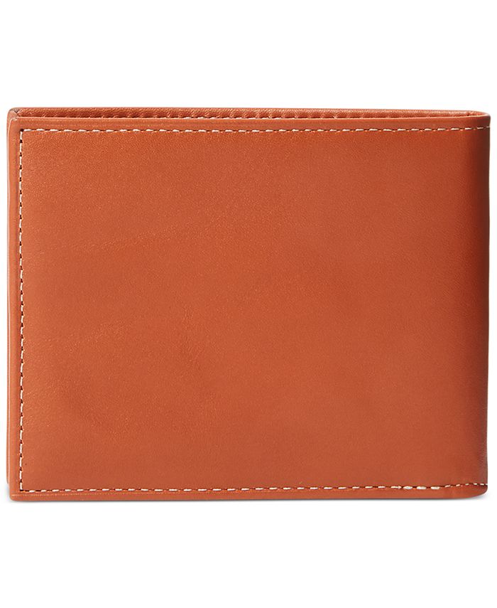 Polo Ralph Lauren Men's Burnished Leather Passcase - Macy's