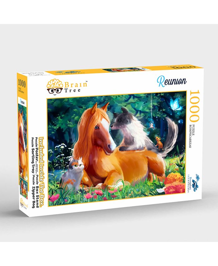 Brain Tree Games Reunion 1000 Piece Jigsaw Puzzle - Macy's