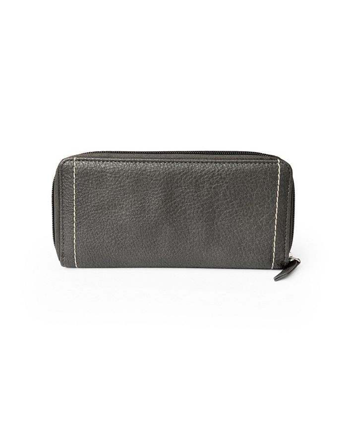 ROOTS Ladies Slim Zip Around Wallet - Macy's