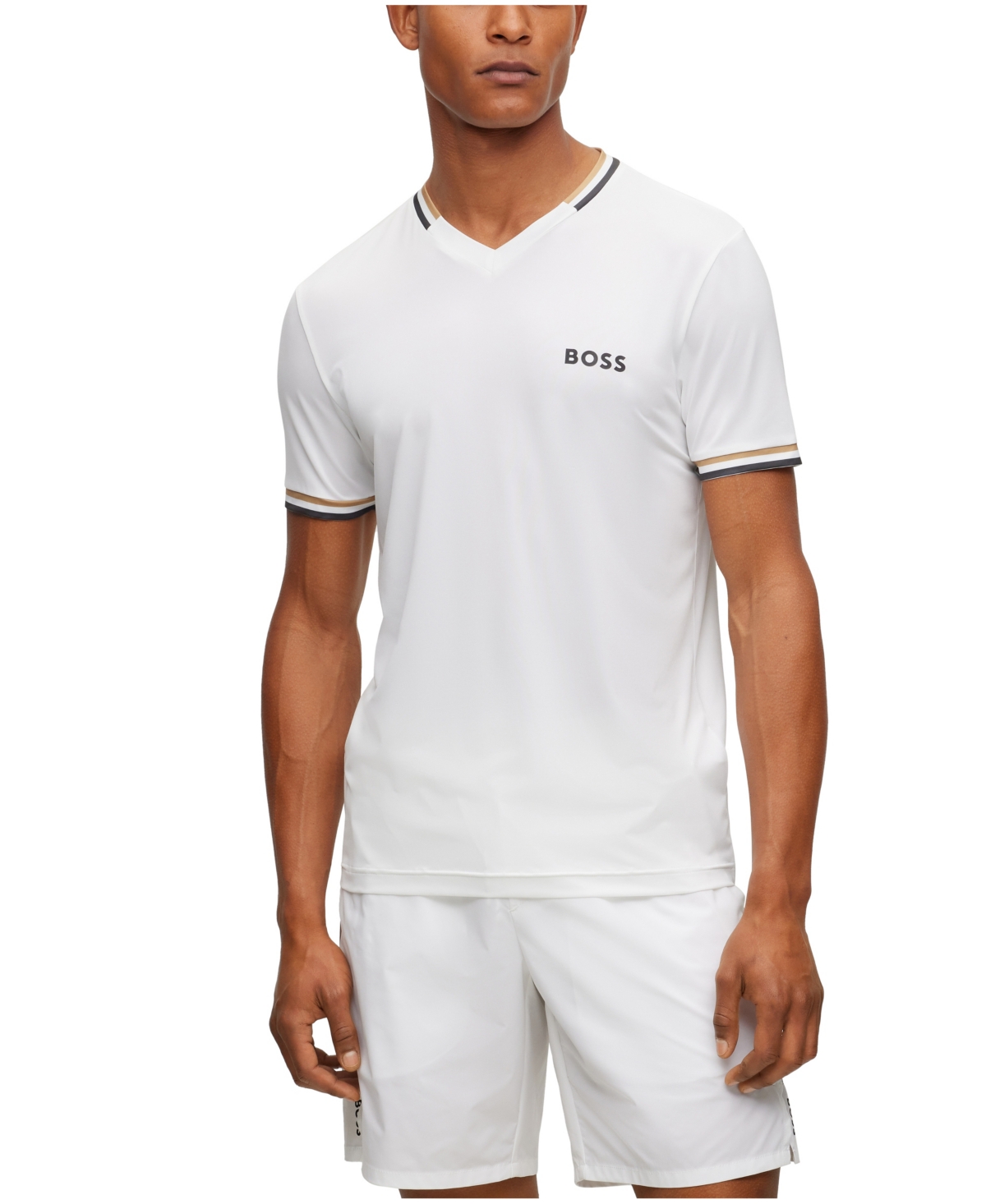 Hugo Boss Boss By Boss X Matteo Berrettini Men's Signature Stripe Slim ...