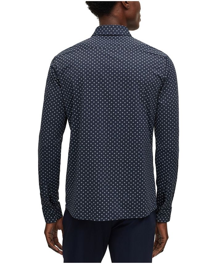 Hugo Boss Men's Structured Performance Slim-Fit Shirt - Macy's