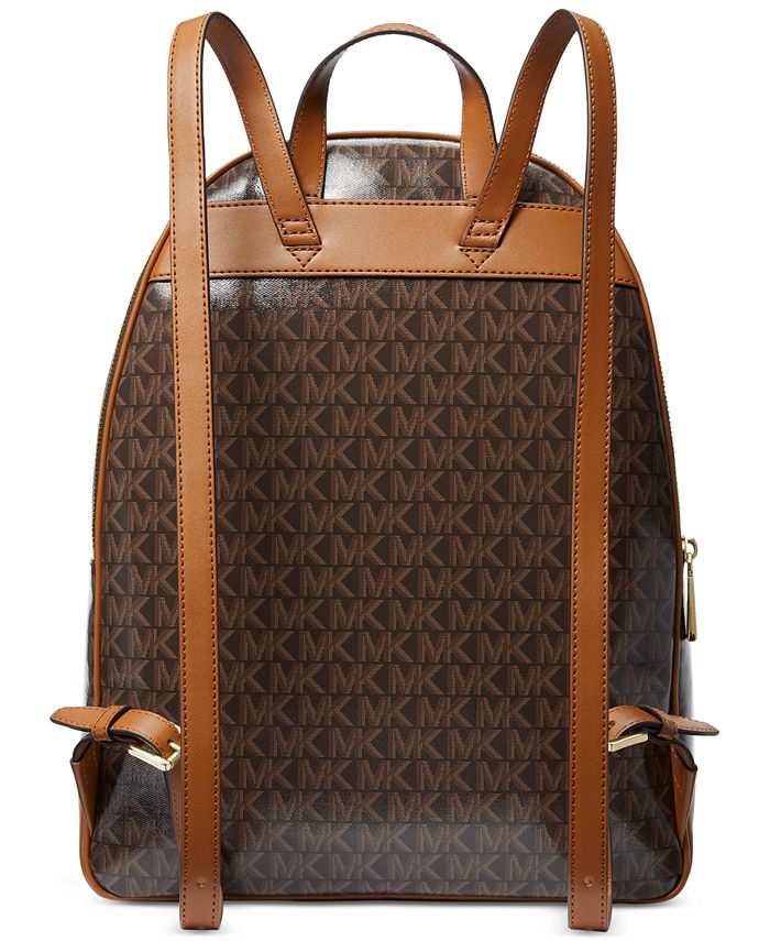 Michael Kors Logo Brooklyn Large Double Zip Backpack - Macy's