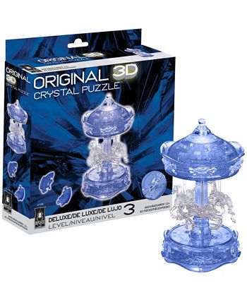 University Games Bepuzzled 3D Crystal Puzzle Carousel, 83 Pieces - Macy's