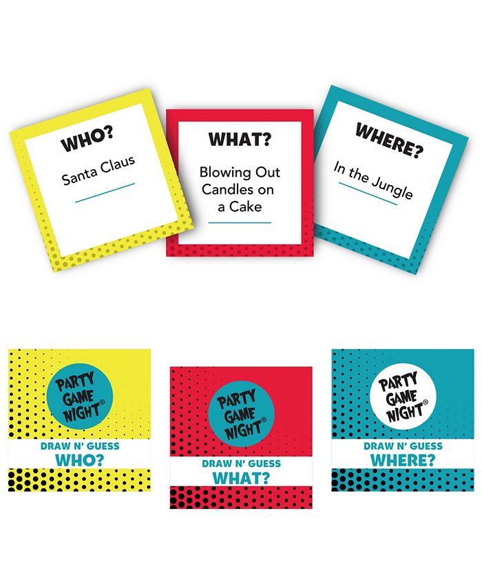 University Games Party Game Night, Draw N' Guess Cards - Macy's