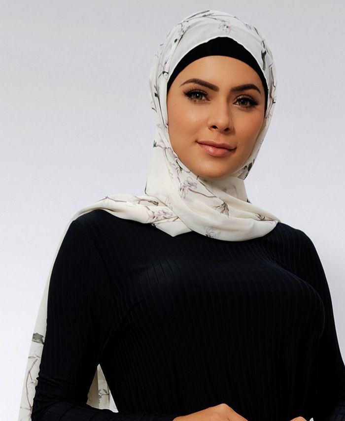 Urban Modesty Women's Vine-Print Chiffon Hijab - Macy's