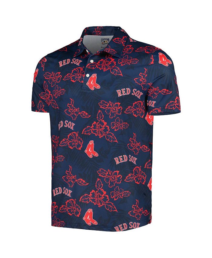 Reyn Spooner Men's Navy Boston Red Sox Cooperstown Collection Puamana Print Polo Shirt - Macy's