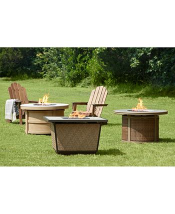 Agio Reid Outdoor Round Fire Pit, Created for Macy's - Macy's