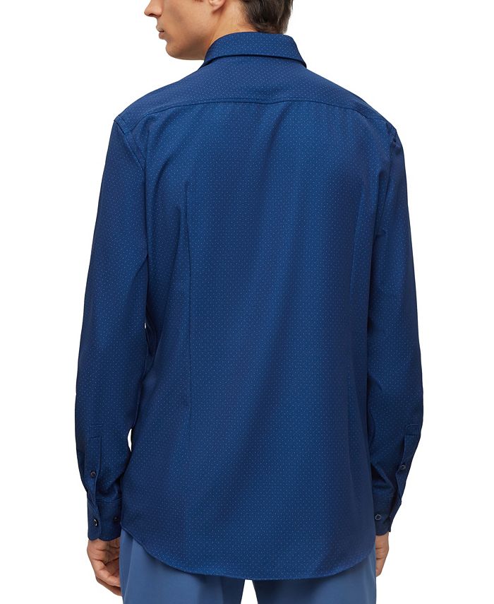 Hugo Boss Men's Performance-Stretch Slim-Fit Shirt - Macy's