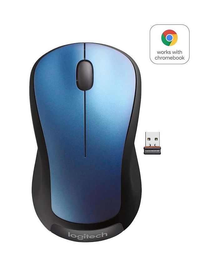 Logitech M310 Wireless Optical Mouse - Peacock Blue - Macy's