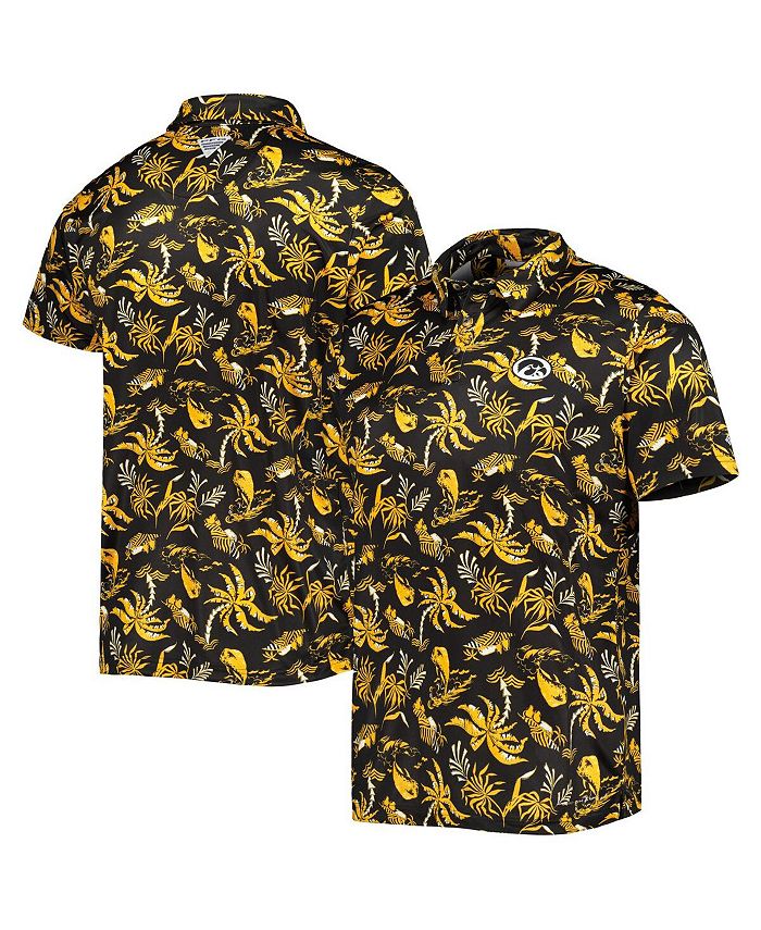 Columbia Men's Black Iowa Hawkeyes Super Terminal Tackle Omni-Shade ...