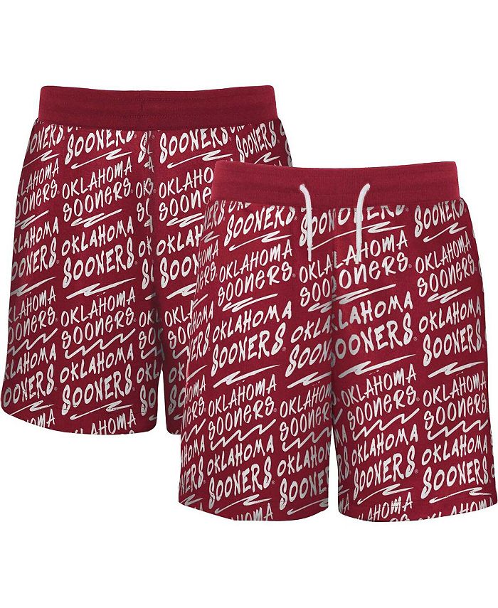 Outerstuff Big Boys Crimson Oklahoma Sooners Super Shorts - Macy's