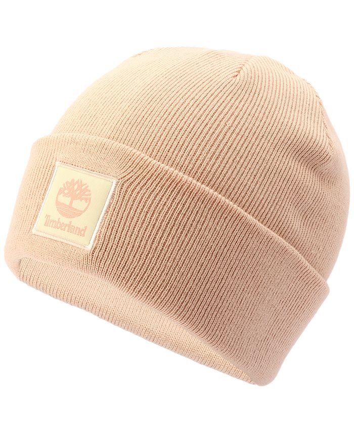 Timberland Women's Classic Tonal Patch Cuffed Beanie - Macy's