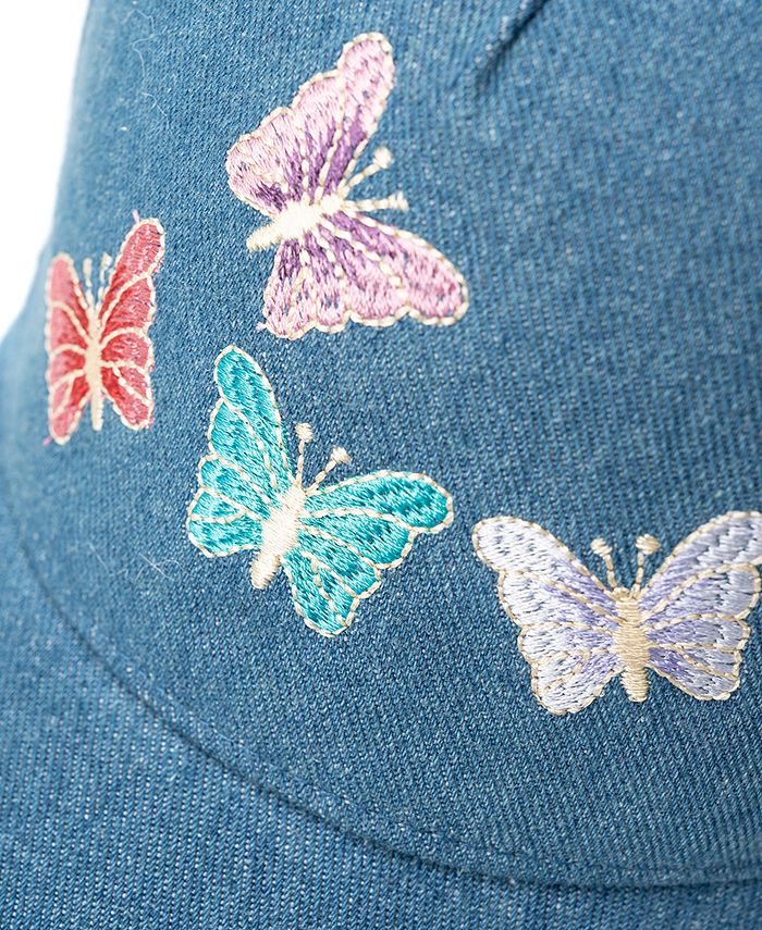 I.N.C. International Concepts Women's Embroidered Butterflies Denim ...