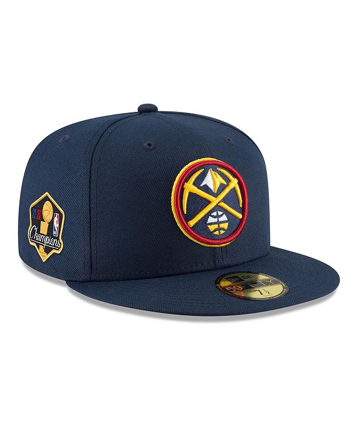 New Era Men's Navy Denver Nuggets 2023 NBA Finals Champions Side Patch ...