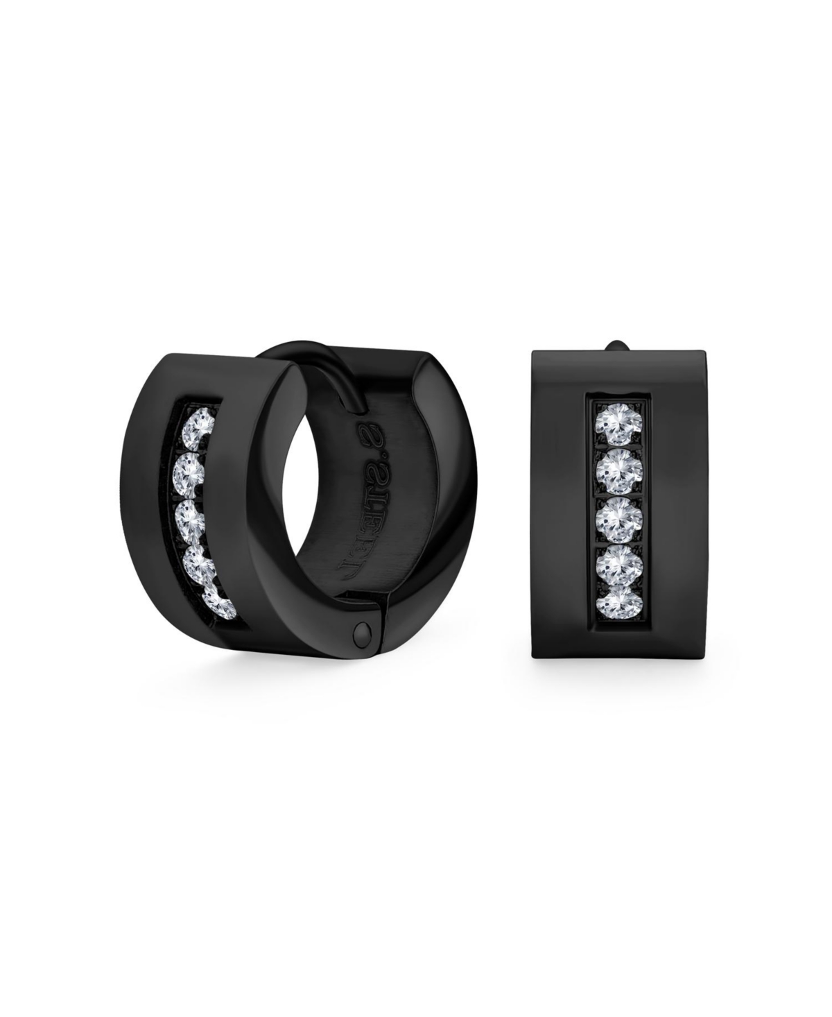 Click here for Unisex Channel Set 3 Row Cubic Zirconia Cz K-pop W... prices