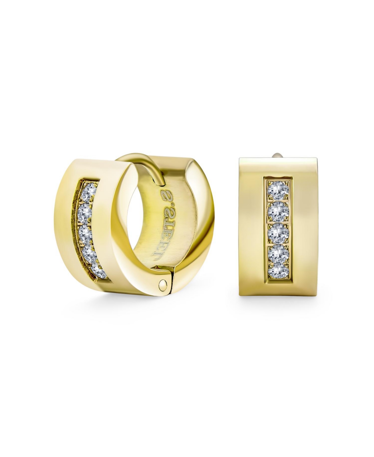 Click here for Unisex Channel Set 3 Row Cubic Zirconia Cz K-pop W... prices