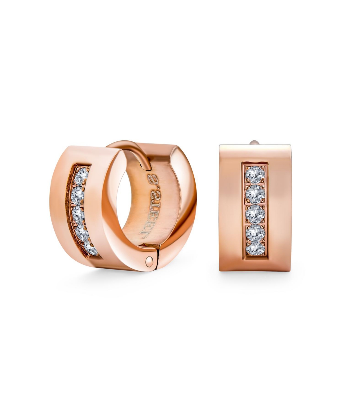 Click here for Unisex Channel Set 3 Row Cubic Zirconia Cz K-pop W... prices