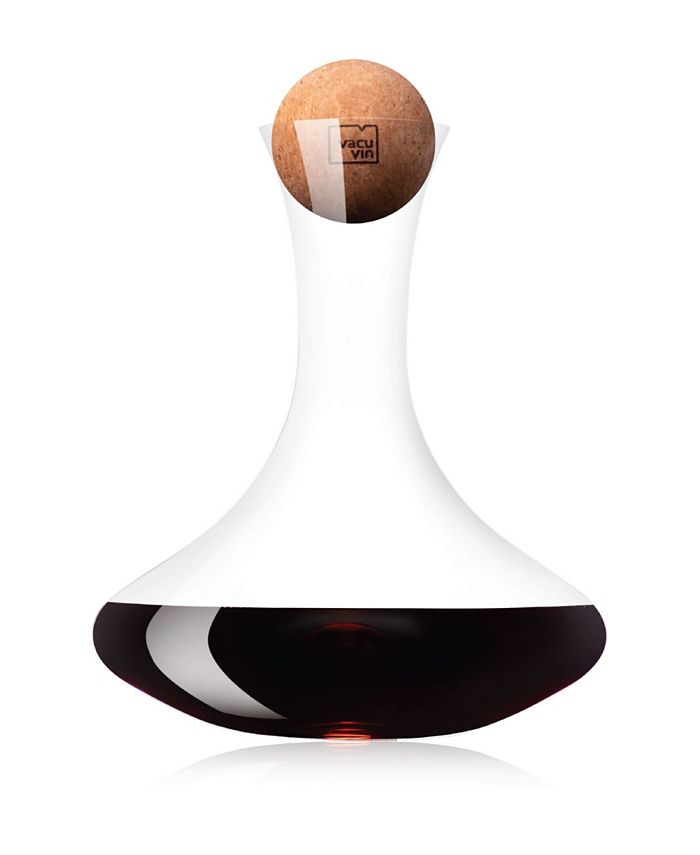 Vacu Vin Wine Decanter with Cork Stopper - Macy's