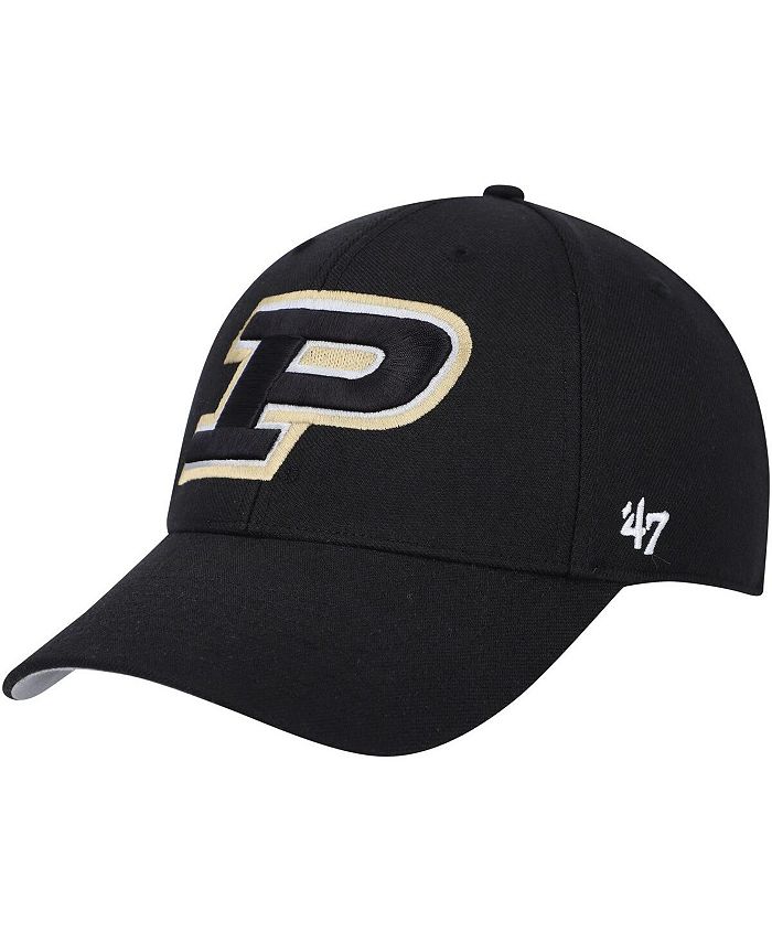 '47 Brand Men's Black Purdue Boilermakers Tonal MVP Trucker Adjustable ...